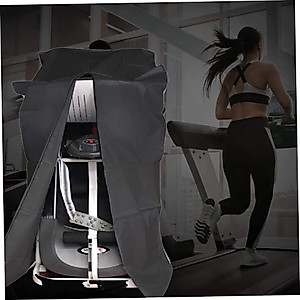 YaptheS Treadmill Protective Cover, Waterproof Foldable Treadmill Cover with Zipper Closure, Ideal for Indoor Outdoor 95x75x160cm, Gym Treadmills