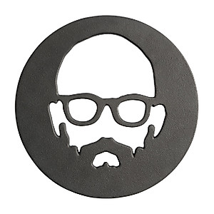 Babish Cookware Cast Iron, 8-Inch, Preseasoned Face Trivet