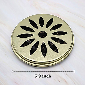 Minelife 4 Pack Mosquito Coil Holder, Mosquito Coil Incense Burner with Cover for Outdoor Use, Deck, Patio, Pool Side, Camping, Hiking and Fishing