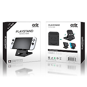 ADZ Switch Stand, Adjustable Playstand Compatibe with Nintendo Switch Console, Portable Compact Play Stand Mount with 6 Height Settings