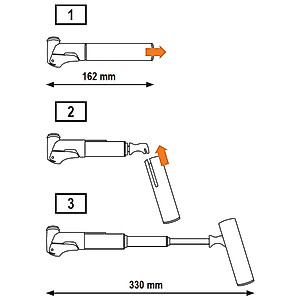 SKS GERMANY Supershort Mini Pump