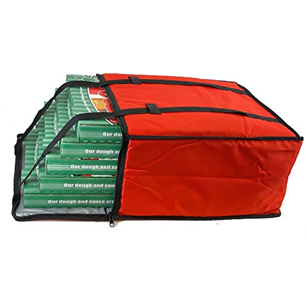 Pizza Delivery Bag, Insulated Reusable Grocery Bag | Ideal for Uber Eats, Instacart, Doordash, Grubhub, Postmates, Restaurant, Catering, Grocery Transport (1)