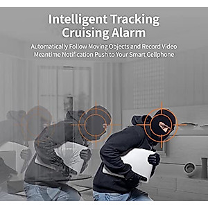 Qiocobo Smart WiFi Indoor Security Camera for Home Pet Dog Cat Camera, 2 Way Audio Voice Interaction, Motion Detection Night Vision (YC-M1)