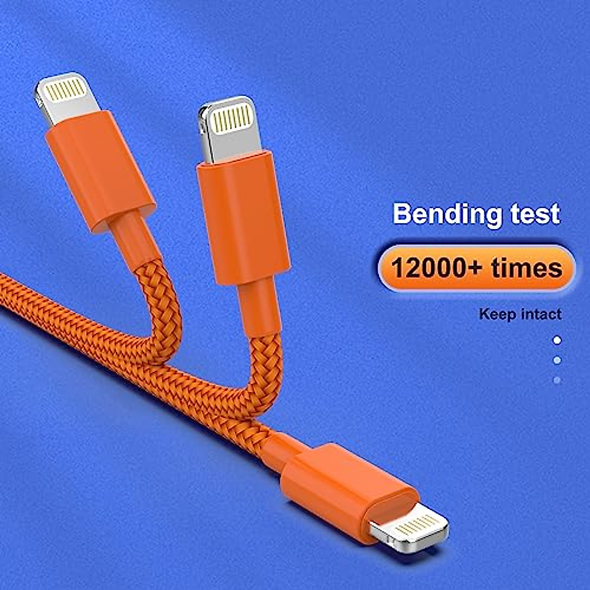 [Apple MFi Certified] iPhone Charger, 6Pack(3/3/6/6/6/10 FT) Lightning Cable Apple Charging Cable Fast Charging High Speed USB Cable Compatible iPhone 14/13/12/11 Pro Max/XS MAX/XR/XS/X/8-multicolor