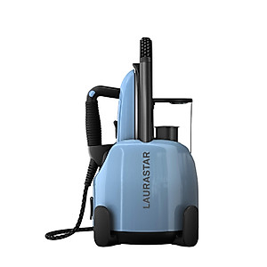 Laurastar Lift Plus Steam Iron in Blue Sky: Swiss Engineered 3-in-1 Steam Generator that Irons, Steams, and Purifies Your Clothes