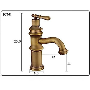Kitchen Taps Kitchen Tap Kitchen Tap Newly Faucet Copper Faucets Bath Bathroom Sink Basin Faucet Brass Single Ceramic Handle Single Hole Deck Basin Tap, Bathroom Faucet