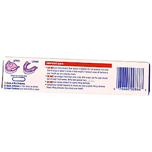 Fixodent Cream Size 2.4z Fixodent Denture Adhesive Cream Original 2.4 Ounce (Pack of 6)