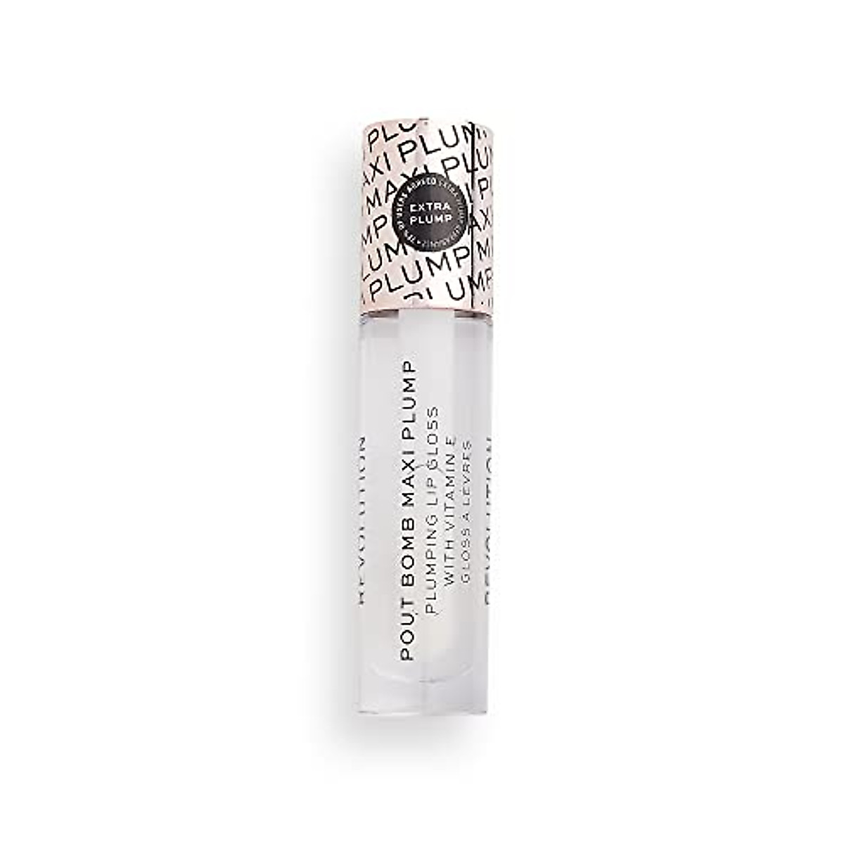 Makeup Revolution Pout Bomb Maxi Plump Lip Gloss, Lip Plumper Gloss To Increase Lip Volume, Contains Vitamin E, Glaze