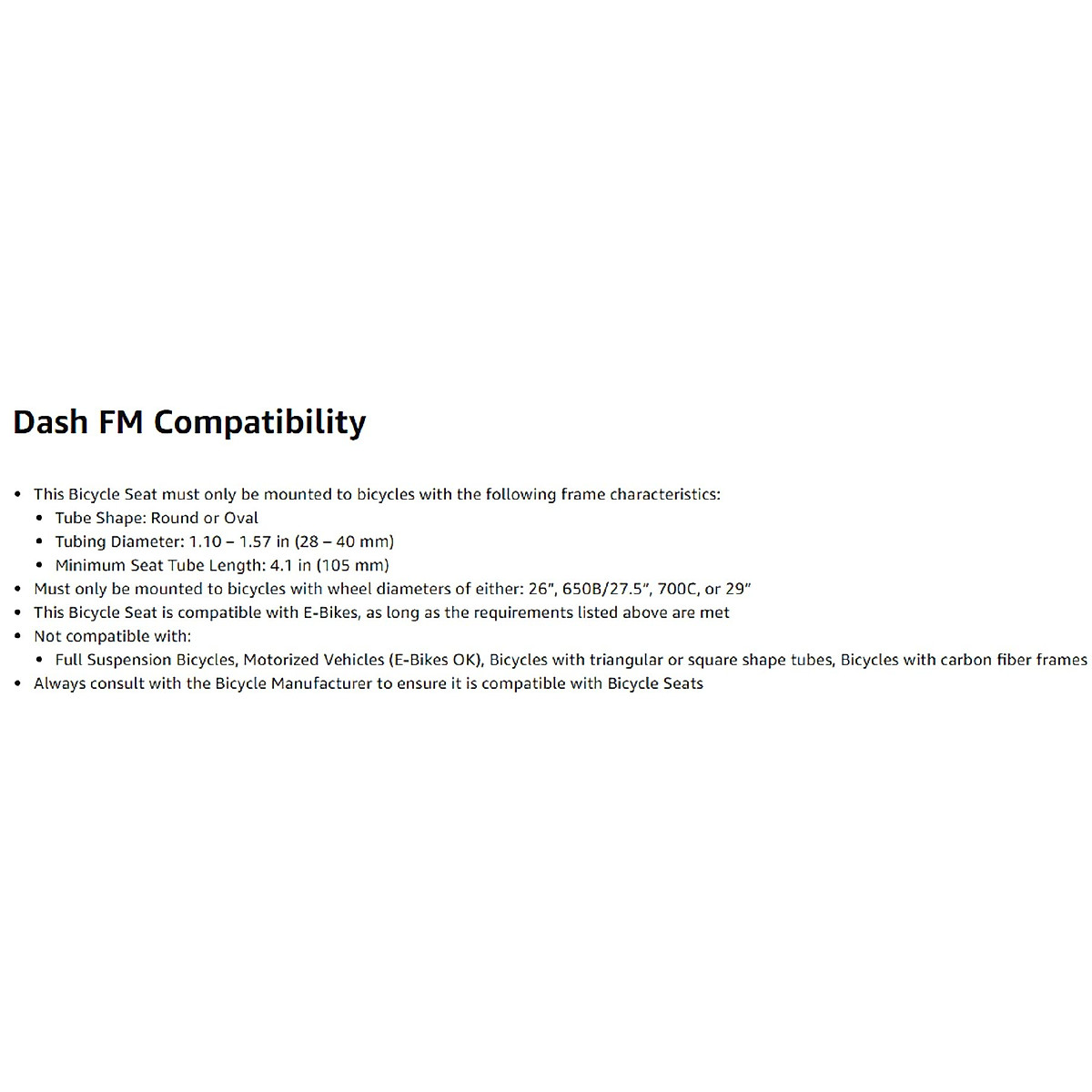 Burley Dash® FM Child Bike Seat, Black/Grey, FM - Frame Mount