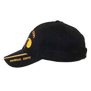 Artisan Owl Officially Licensed US Army Chemical Corps Embroidered Black Baseball Cap