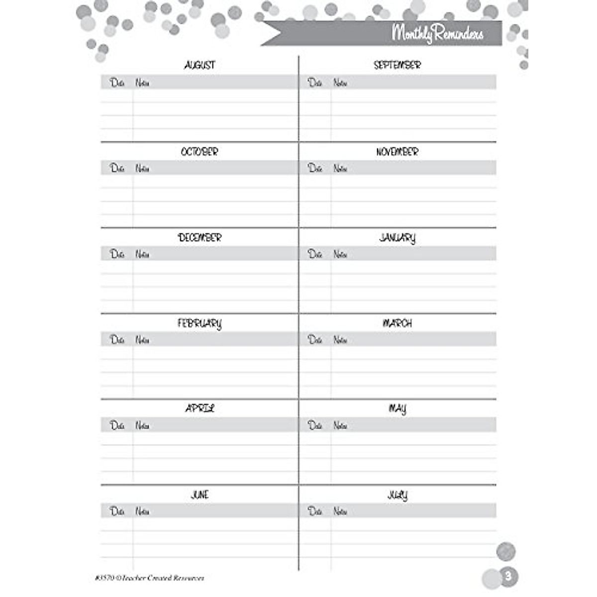 Confetti Record Book