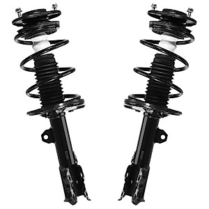 OREDY 2 Front Struts for Toyota Corolla 2009 2010 2011 2013 1.8L USA Built w/ M10 Stud Shock Absorbers w/Coil Spring Assembly - 572598 572597