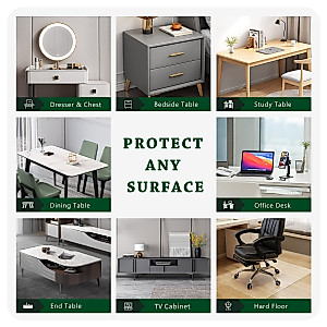 30x60 inch Crystal Plastic Dining Table Cover Protector Office Desk Pad Mat Rectangle Vinyl Table Cover 5 Foot Table PVC Desk Writing Mat Wood Side End Coffee Kitchen Table Plastic Clear Chair Mat