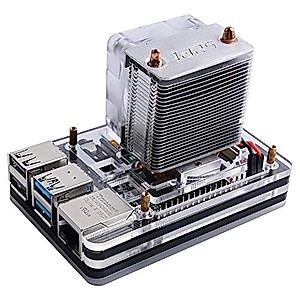 GeeekPi Case with ICE Tower Cooler for Raspberry Pi 4, Pi 4 Case with Fan and Aluminum Heatsink for Raspberry Pi 4 Model B