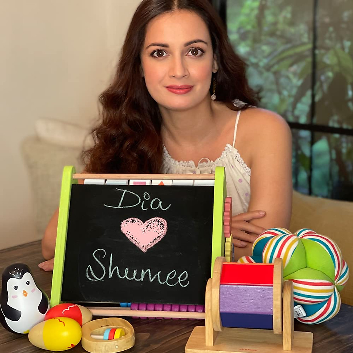 Shumee - Wooden Keys Rattle for Babies - Sensory Developmental Musical Teething Toy - Age 6 Months+