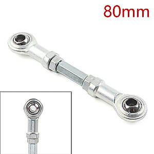 LIRU 80MM Steering Tie Rod kit Ball Joint M8 Ball Joiner Bolt Tie Rod for ATV Go Kart Buggy Quad Dirt Pit Bike