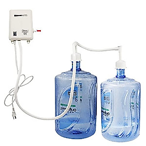 UD Bottled Water Dispenser Pump System Food Grade Self priming 110V 1GPM Suitable for Coffee Brewer Ice Maker Refrigerator Double tube 9inchinch x 4.6inchinch x 3inchinch