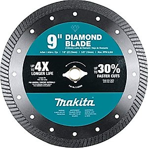 Makita E-02559 9" Diamond Blade, Turbo, General Purpose