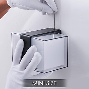 LED Outdoor Wall Lamp, Modern Up and Down Wall Sconce Light Fixtures Mini, GORGAN 14W 3000k Waterproof Acrylic Wall Light Suitable for Garages, Courtyards, Aisle, Gardens, Foyer, Warm White(Rectangle)