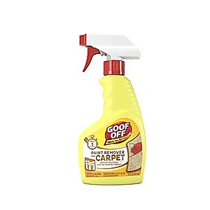Goof Off FG910 Paint Remover Carpet Cleaner Solution –, 12 oz. Spray