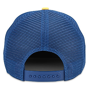 AMERICAN NEEDLE Buffalo Sabres NHL Sinclair Adjutable Snapback Baseball Hat, Royal/Ivory/Gold (21001A-BUS-RYIVGD)