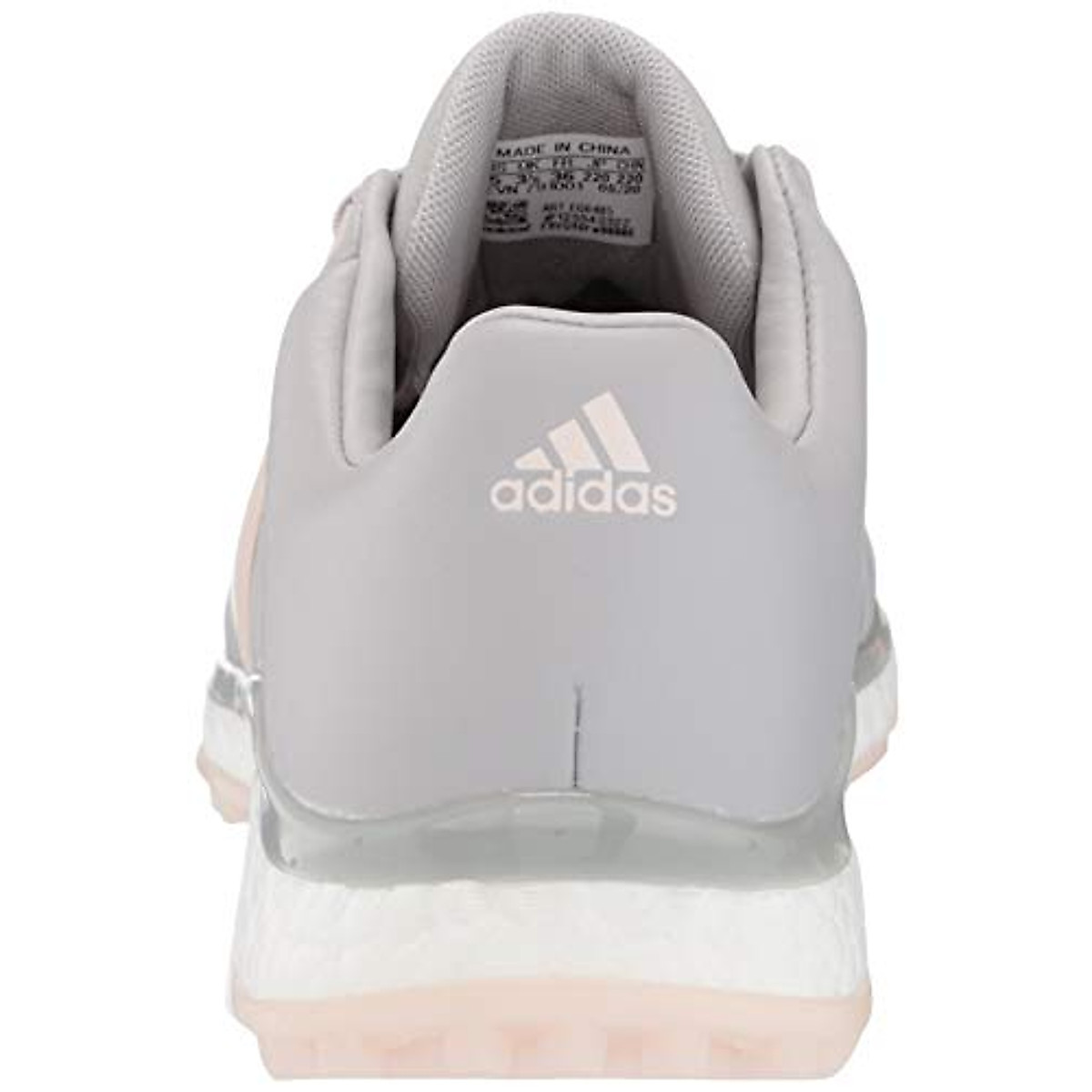 adidas Women's Tour360 XT Spikeless Golf Shoe Glory Grey/Pink Tint/Silver Metallic 7.5 M