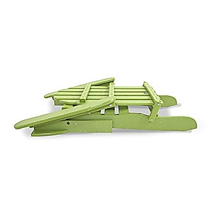 POLYWOOD AD5030LI Classic Folding Adirondack Chair, 29W x 35D x 34H, Lime
