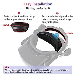 VR Head Rear Pad Replacement for HP Reverb G2 and Valve Index VR Headset Memory Foam Back Sponge Adjustable Portable Cradle Fit Small Head（Compatible with More Similar VR Headset）