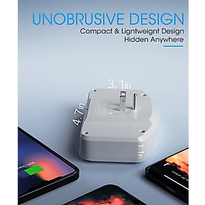 Buedarate Hidden Camera Wall Charger with WiFi Spy Camera Outlet HD 1080P Wireless for Home Security Secret Camera with USB Fast Charger 20W PD Charging Port Nanny Cam