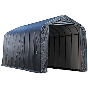 ShelterLogic Garage 16 x 40 x 16 Peak Standard Grey