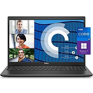 Dell Newest Business Laptop Latitude 3520, 15.6" FHD IPS Backlit Display, i7-1165G7, 16GB RAM, 1TB SSD, Webcam, WiFi 6, USB-C, HDMI, Win 11 Pro