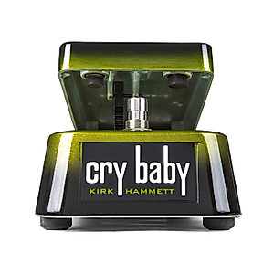 Dunlop KH95 Kirk Hammett Signature Cry Baby Wah Pedal Bundle with 2 Patch Cables and Dunlop 9V Power Supply