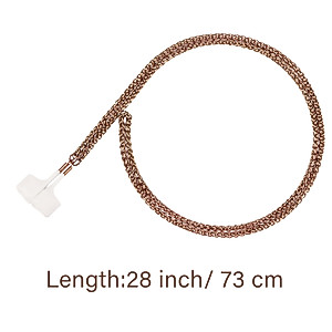 Guran Earphone Strap Magnetic Strong Cord Anti-Lost Sports String - Accessories for Airpods PRO 3 2 1 (Rose Gold)