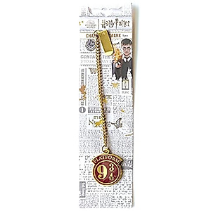 Paper House Productions Harry Potter Platform 9 3/4 Enamel Charm Chain & Clip Bookmark