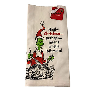 Dr. Seuss Grinch Christmas Kitchen Dish Towel