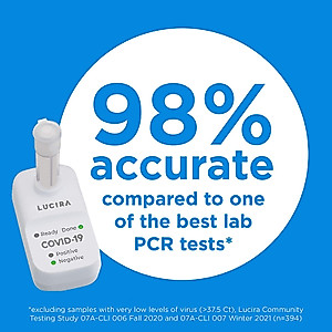 Lucira CHECK-IT COVID-19 Test Kit, 1 Pack, 1 Test Total, The Only FDA Authorized Molecular Test, Results at Home in 30 Minutes or less, 98% Accurate