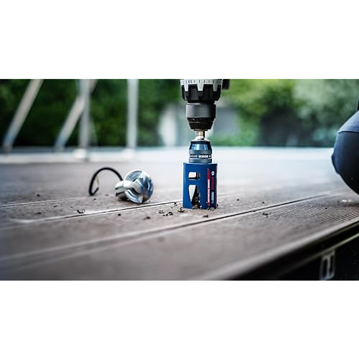 Bosch Professional 1x Expert Construction Material Hole Saw (Ø 140 mm, Accessories Rotary Impact Drill)