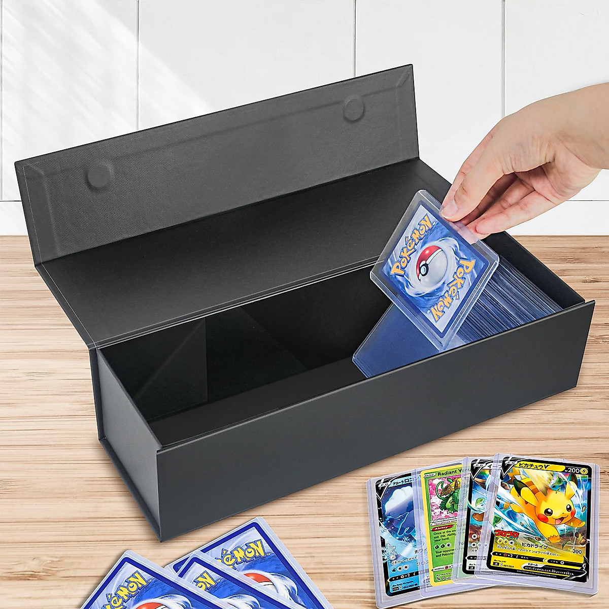 Trading Card Storage Box, Top loader Storage Box, Trading Card Holder Topload Hobby Box for 800 Count Cards - 1 PACK