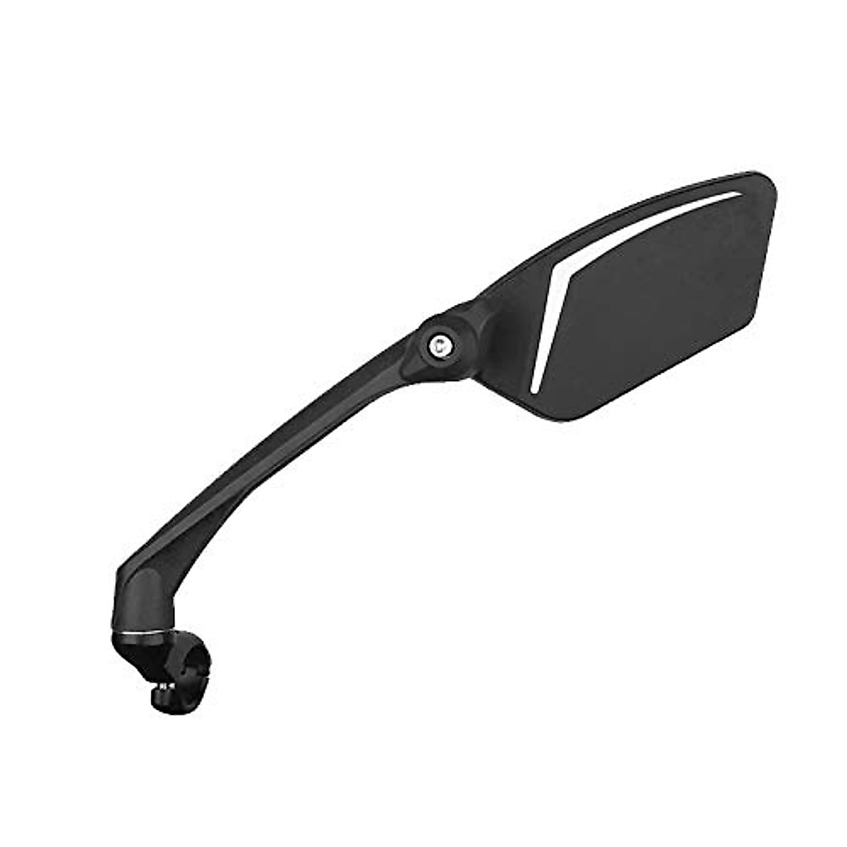 MEACHOW New Scratch Resistant Glass Lens,Handlebar Bike Mirror, Rotatable Safe Rearview Mirror, Bicycle Mirror,(Blue Left Side) ME-010LB