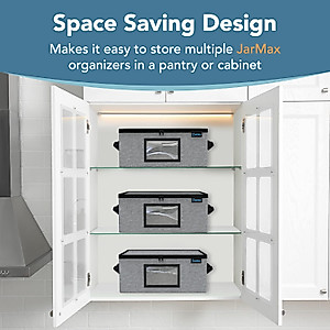 JarMax 32 oz Mason Jar Organizer-Canning Jar Organizer-Sturdy Canning Jar Storage Bag-Holds 12 Quart Size Mason Jars-Foldable Canning Jar Boxes w/Dividers and Label Holder (Quart)