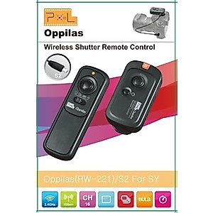 Pixel 2.4GHz Digital Wireless Remote Control S2 Remote Shutter Release for Sony A58 A68 A1 A9 A7 A7II A7R A7RII A7S A5000 A5100 A6000 A6300 A6400 A6500 A6600 RX100II HX300 HX400 HX400V HX50V HX90 RX10