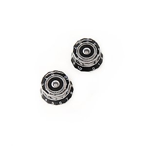 PRS Guitars Knob, Lampshade, Clear w/black (2)