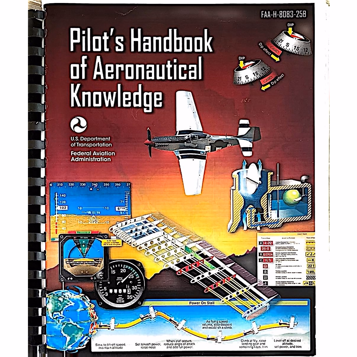 Pilot’s Handbook of Aeronautical Knowledge FAA-H-8083-25B (Color Print): Flight Training Study Guide