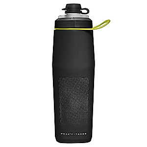 CamelBak Peak Fitness Water Bottle 25 oz, Black/Silver