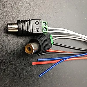 Aokus 1pc Power Input Speaker Wire Harness 10 Pin Plug RCA Compatible with Dual TBX10A Amplifier