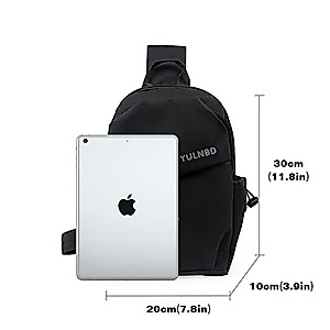 JBB Travel Walking Sports Crossbody Sling Bag Nylon Waterproof Chest Bag Backpack Shoulder Bag Men Women