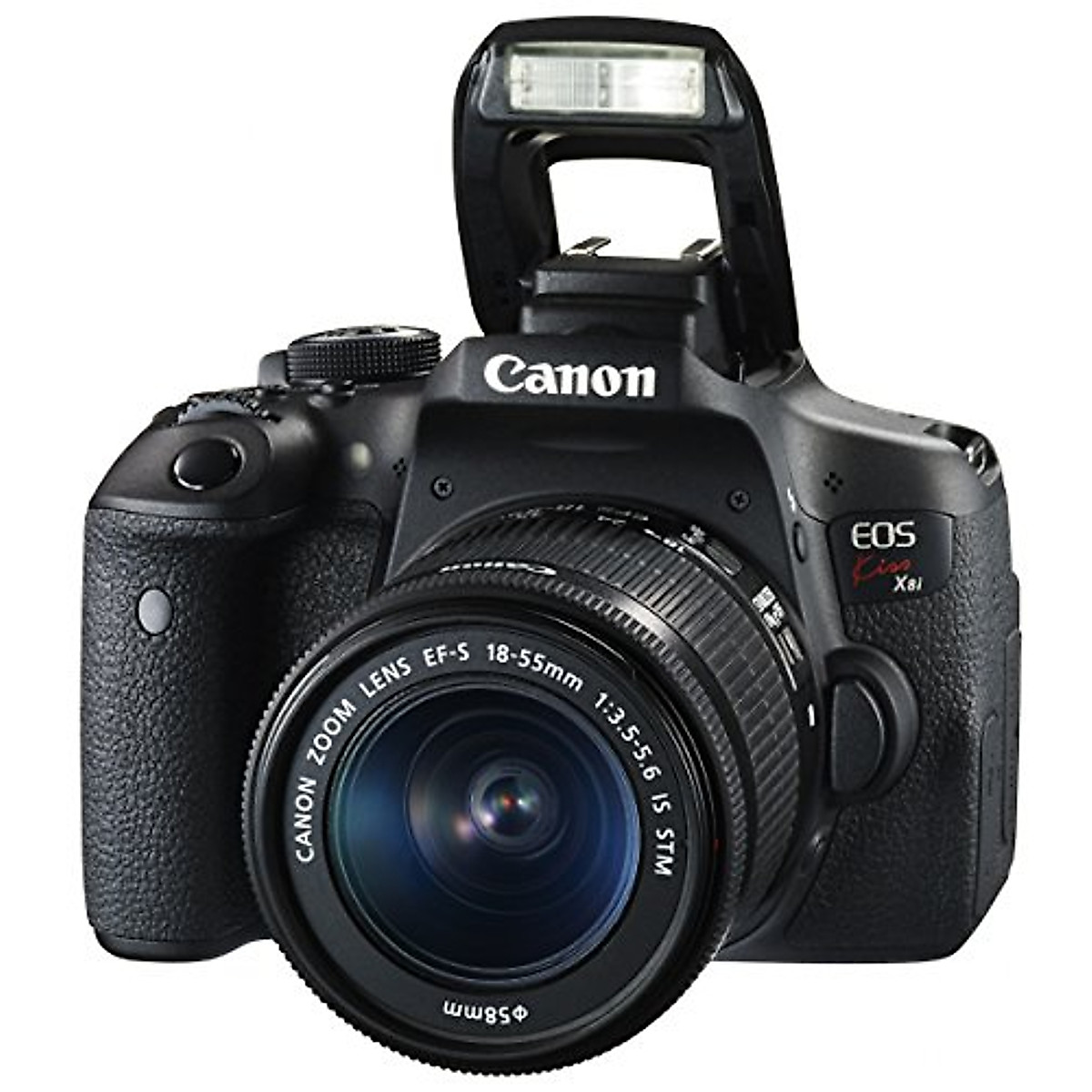 Canon DSLR camera EOS Kiss X8i lens kit EF-S18-55mm F3.5-5.6 IS STM comes KISSX8I-1855ISSTMLK [International Version, No Warranty]