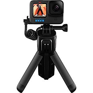 GoPro HERO11 Black Waterproof Action Camera Vlogging Bundle with Volta 4900mAh Battery Grip with Built-in Tripod Legs, 128GB microSD Card, Extra Battery, Multi Card Reader