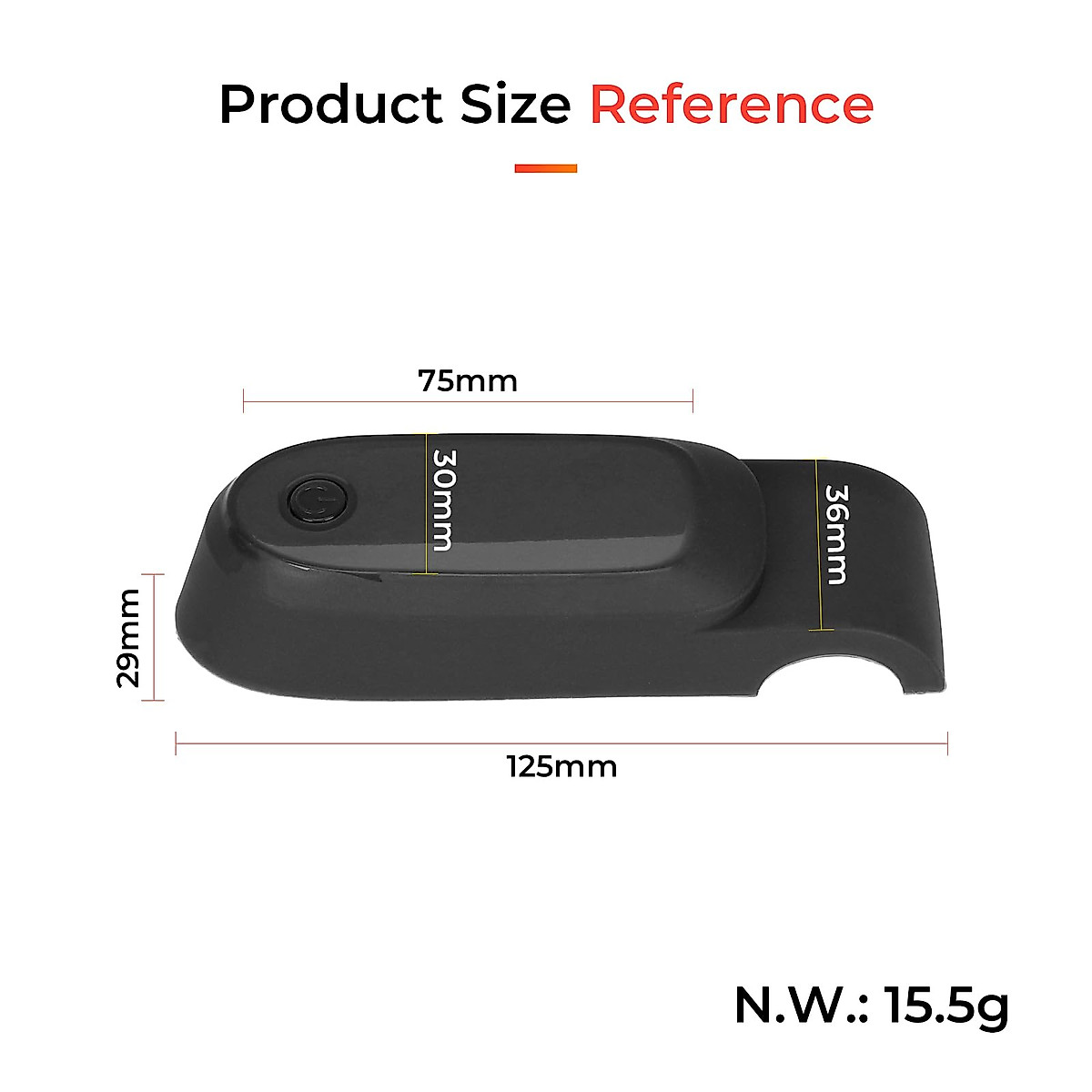 LUCK4U Waterproof Dashboard Cover Shell for Ninebot Scooter Silicone Protective Case Accessories for Segway Ninebot F20 F25 F30 F40 Electric Scooter black