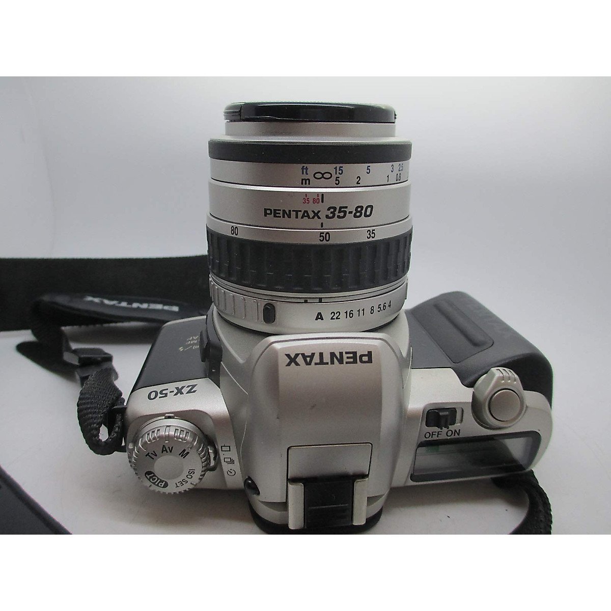 Pentax ZX-50 SLR Film Camera w/ 35-80mm and 80-200mm Lens'